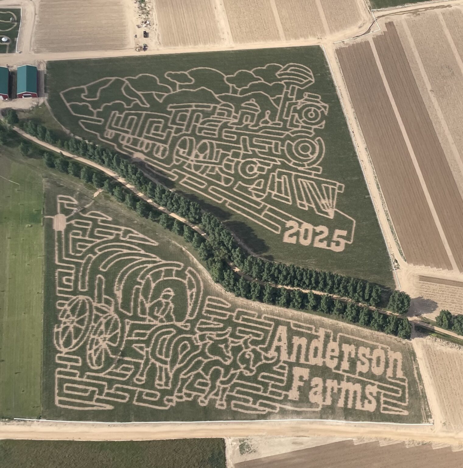2025 Corn Maze - Anderson Farms
