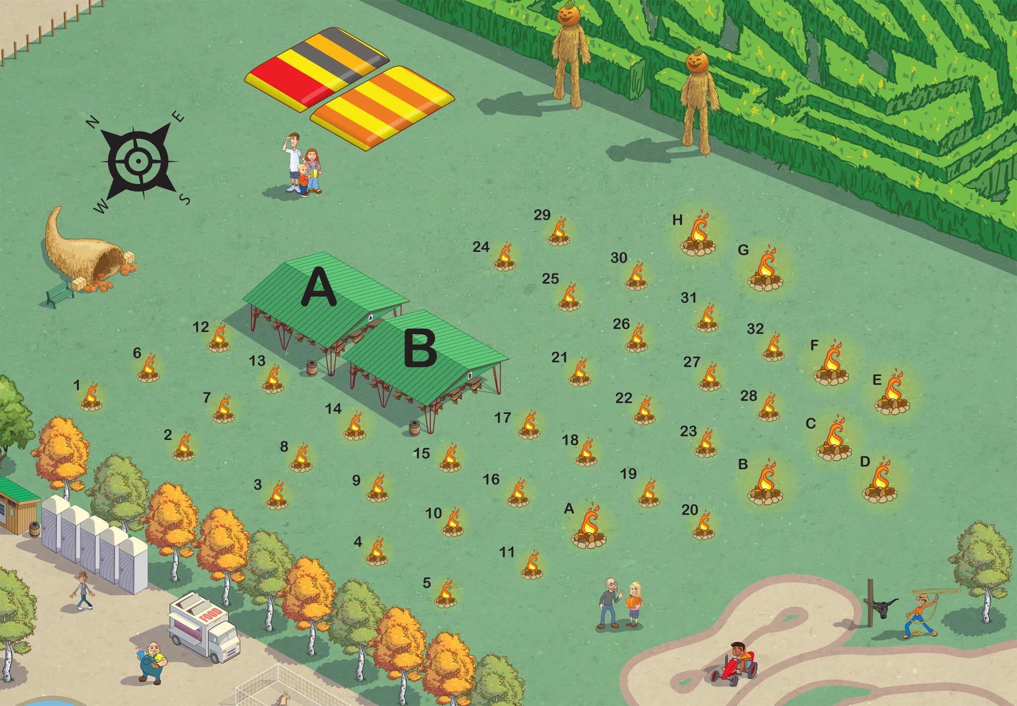 Campfire Map Website - Anderson Farms